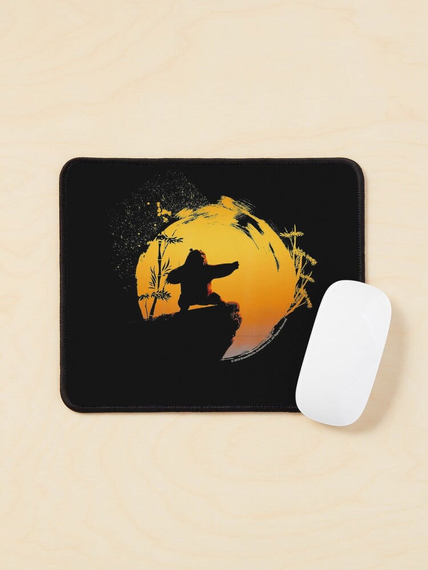 Kung Fu Panda Po Tai Chi Sunset Silhouette Mouse Pad - Walmart.com