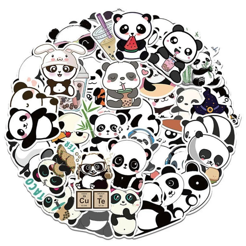 Kung Fu Panda Themed Set of 50 Assorted Stickers Decal Set - Walmart.com