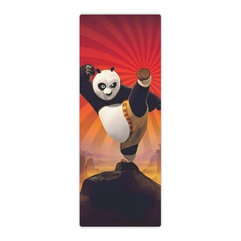 Kung Fu Panda pattern yoga mat makes every practice full of inspiration ...