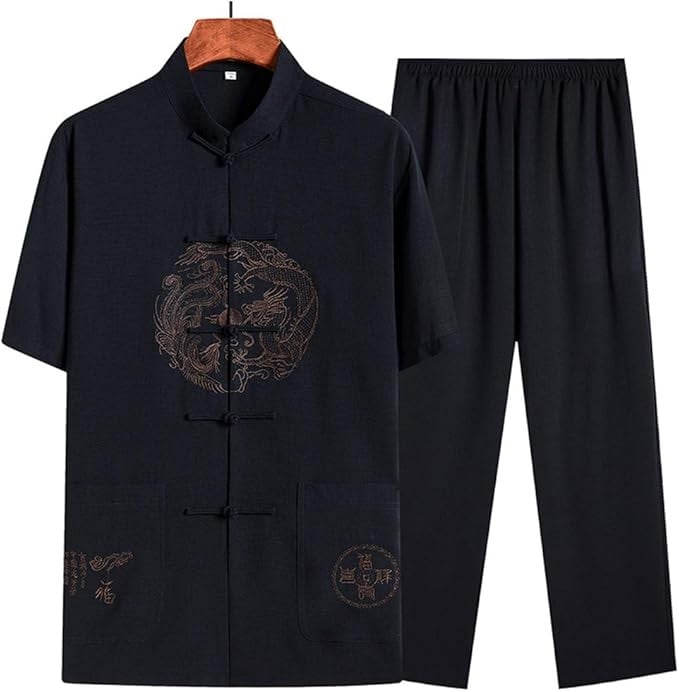 Kung Fu Shirt - Men Tang Suit Tai Chi Uniform Chinese Traditional ...