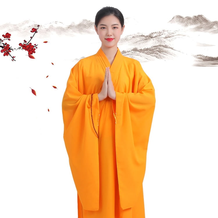 Kung Fu Suit Monk Clothing Shaolin Kung Fu Dress Zen Meditation Monk ...