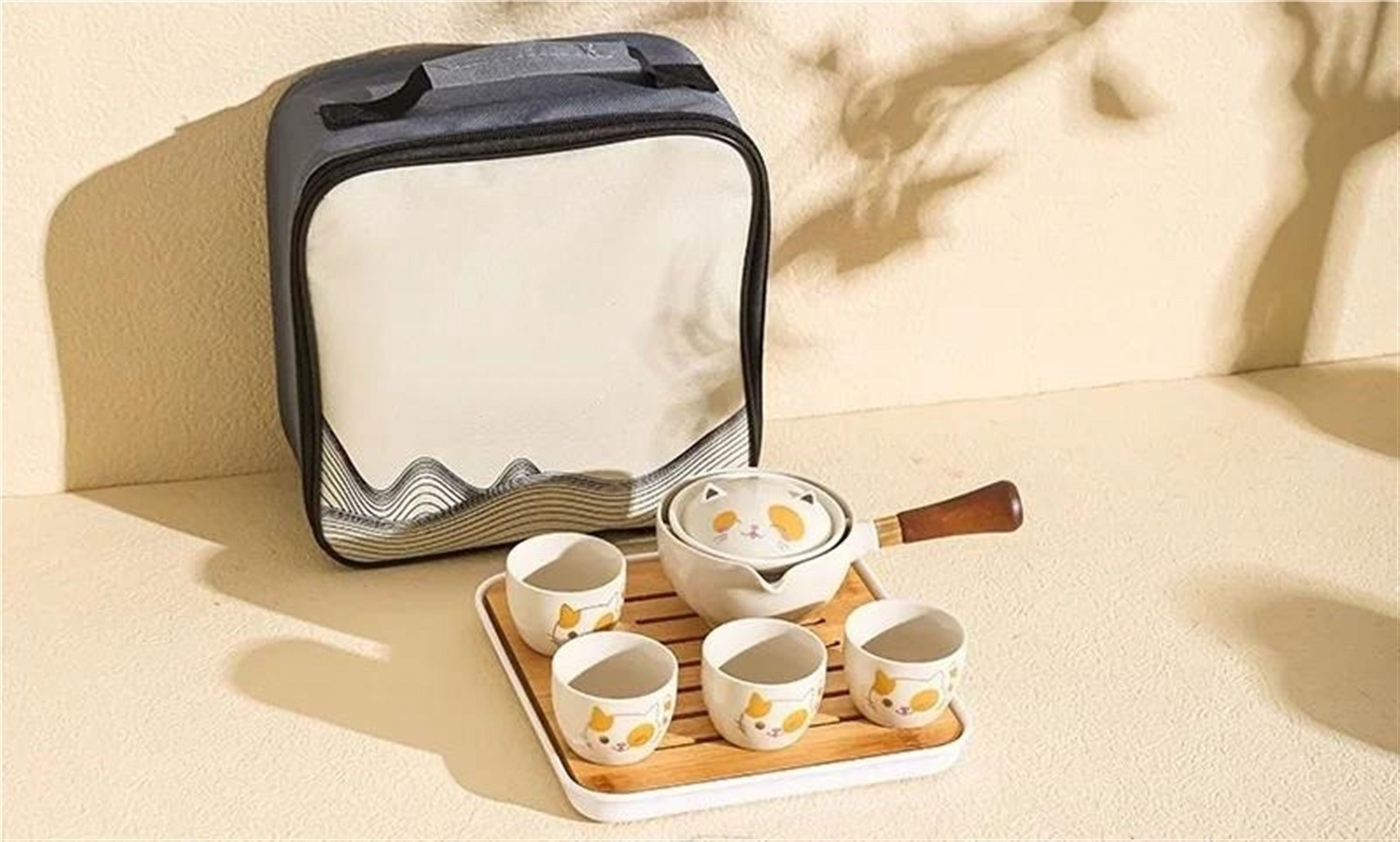 Kung Fu Tea Set Home Portable Travel Office Ladies Exquisite Tea Set ...
