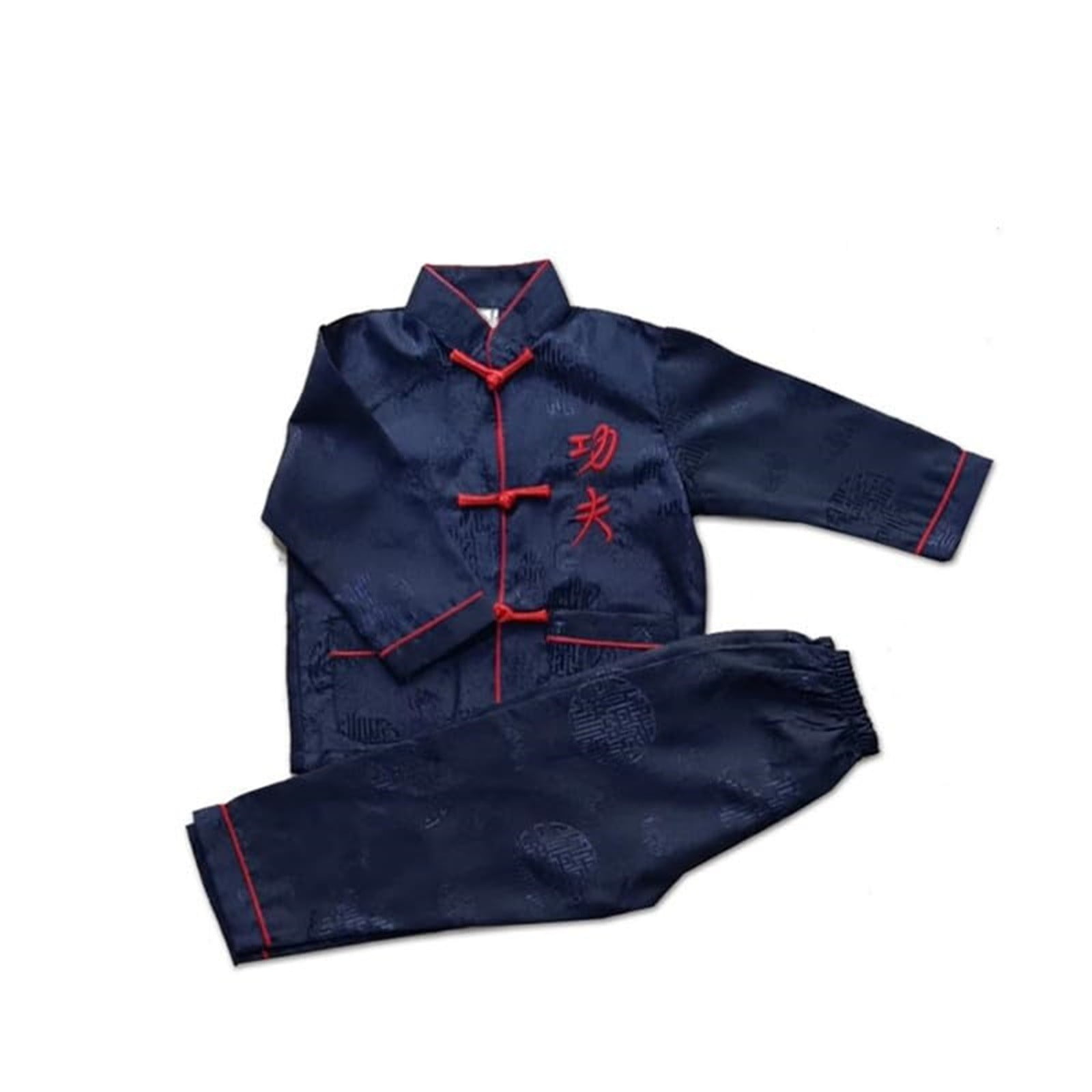 Kung Fu Uniform for Boys Girls Kids Traditional Chinese Embroidered Tai ...
