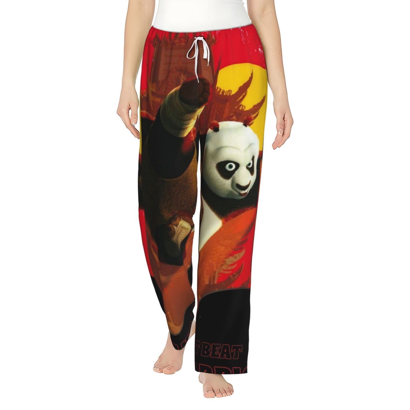 KungFu Panda Women's Resident Parent Pajama Pants Printed Loose Fit ...