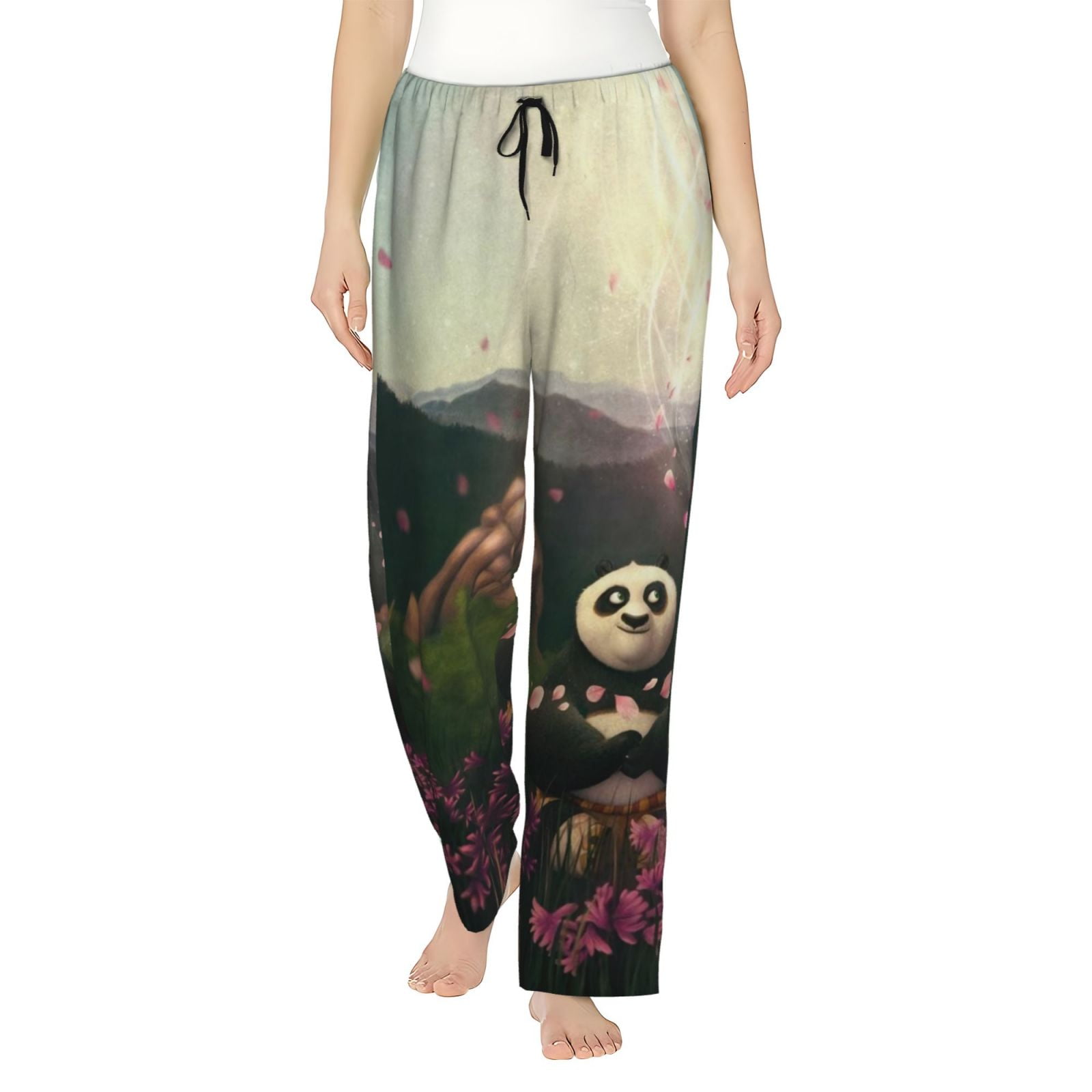 KungFu Panda Women's Resident Parent Pajama Pants Printed Loose Fit ...