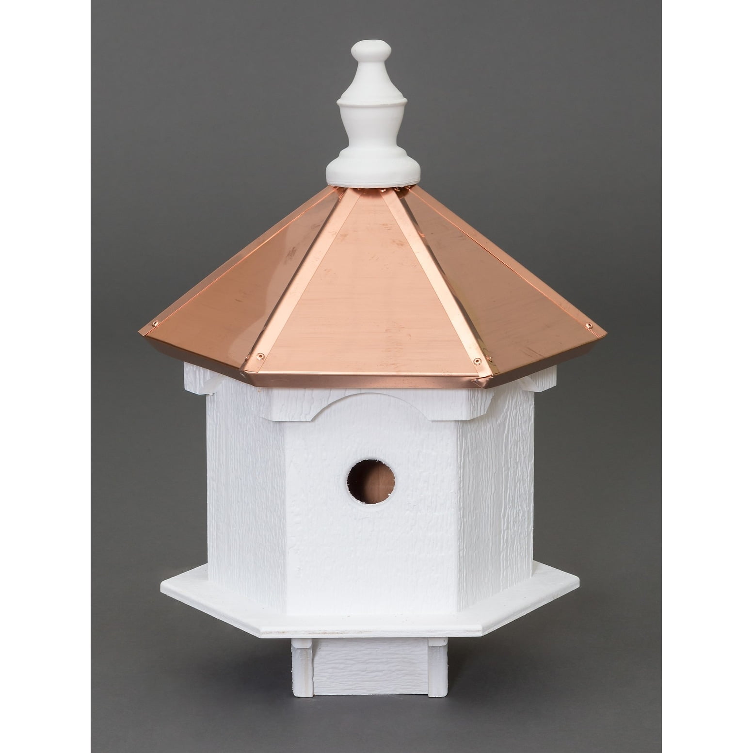 Kunkle Holdings LLC Double Blue Bird House with Copper Roof - Walmart.com