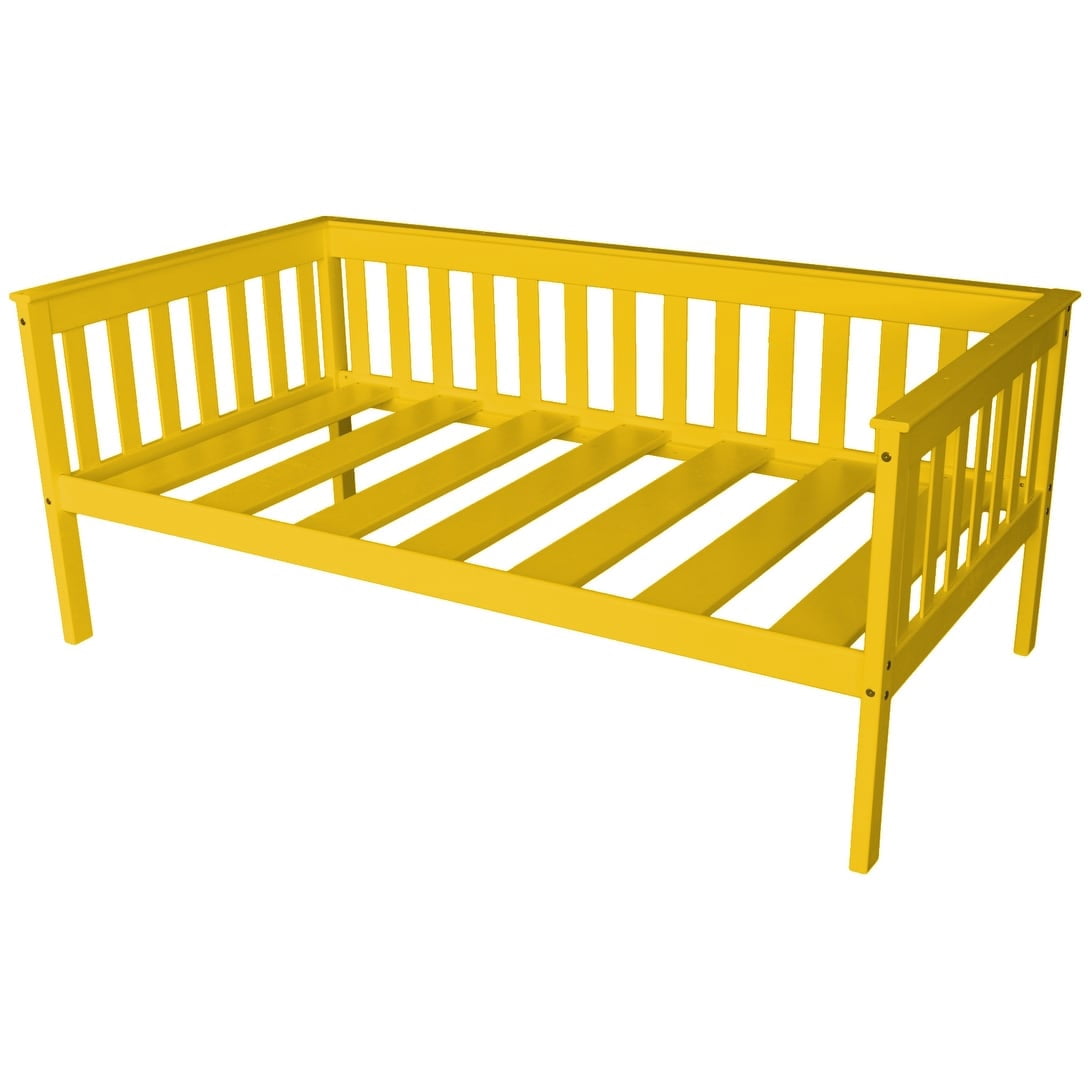 Kunkle Holdings LLC Pine Twin Mission Daybed Canary Yellow Natural ...