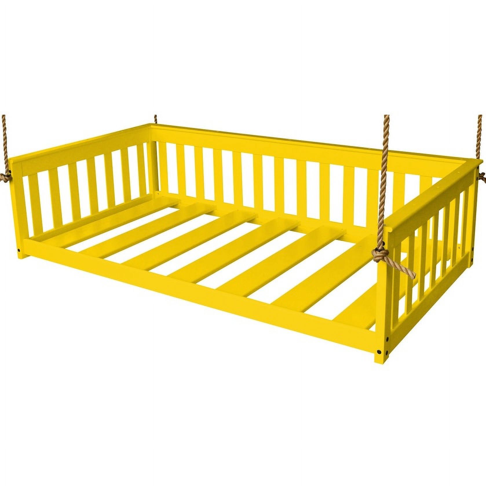 Kunkle Holdings LLC Pine Twin Size Mission-Style Daybed with Rope ...