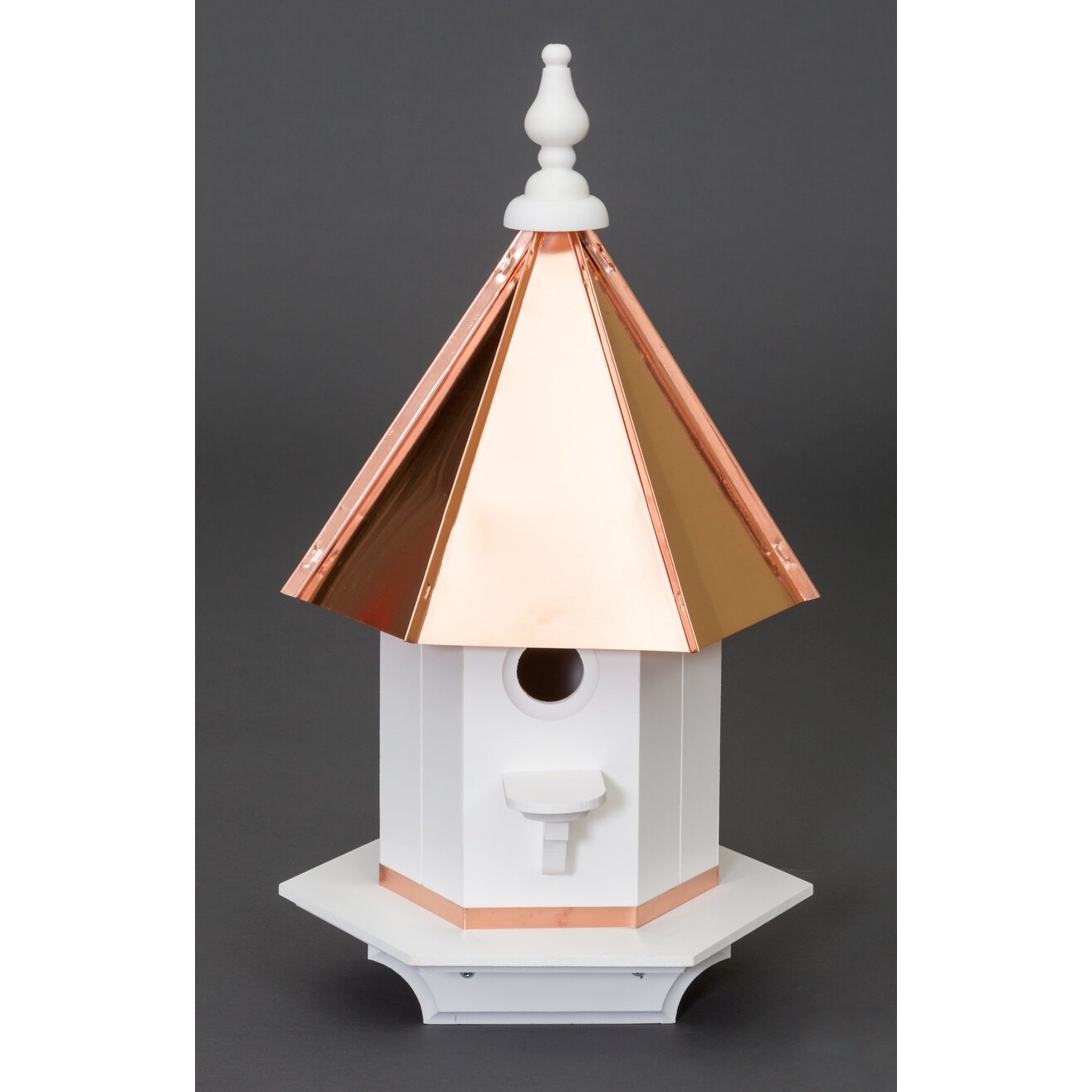 Kunkle Holdings LLC Vinyl Woodpecker House with Copper Roof - Walmart.com