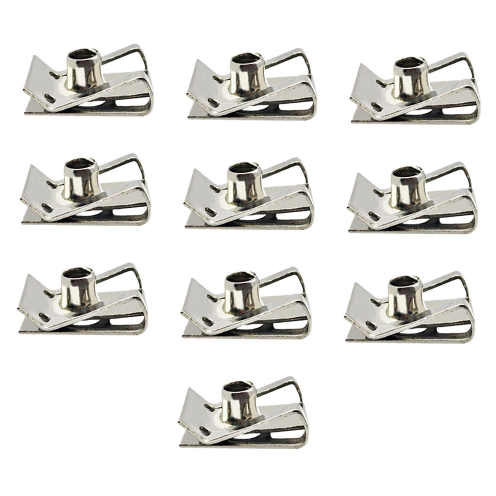 Kuntesetty 10 Pieces Stainless Steel Thread U Type Clips, Portable ...