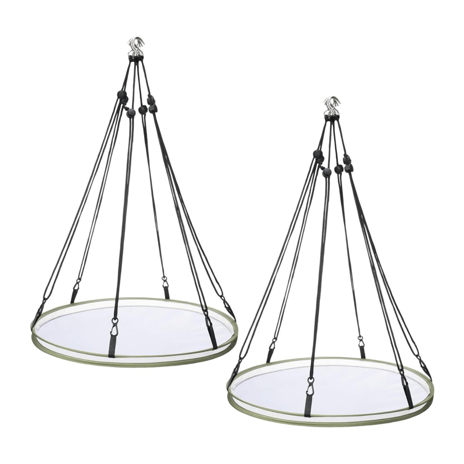 Kuntesetty 2 Pieces Bird Seed Catcher Trays, Hanging Trays, Easy to ...