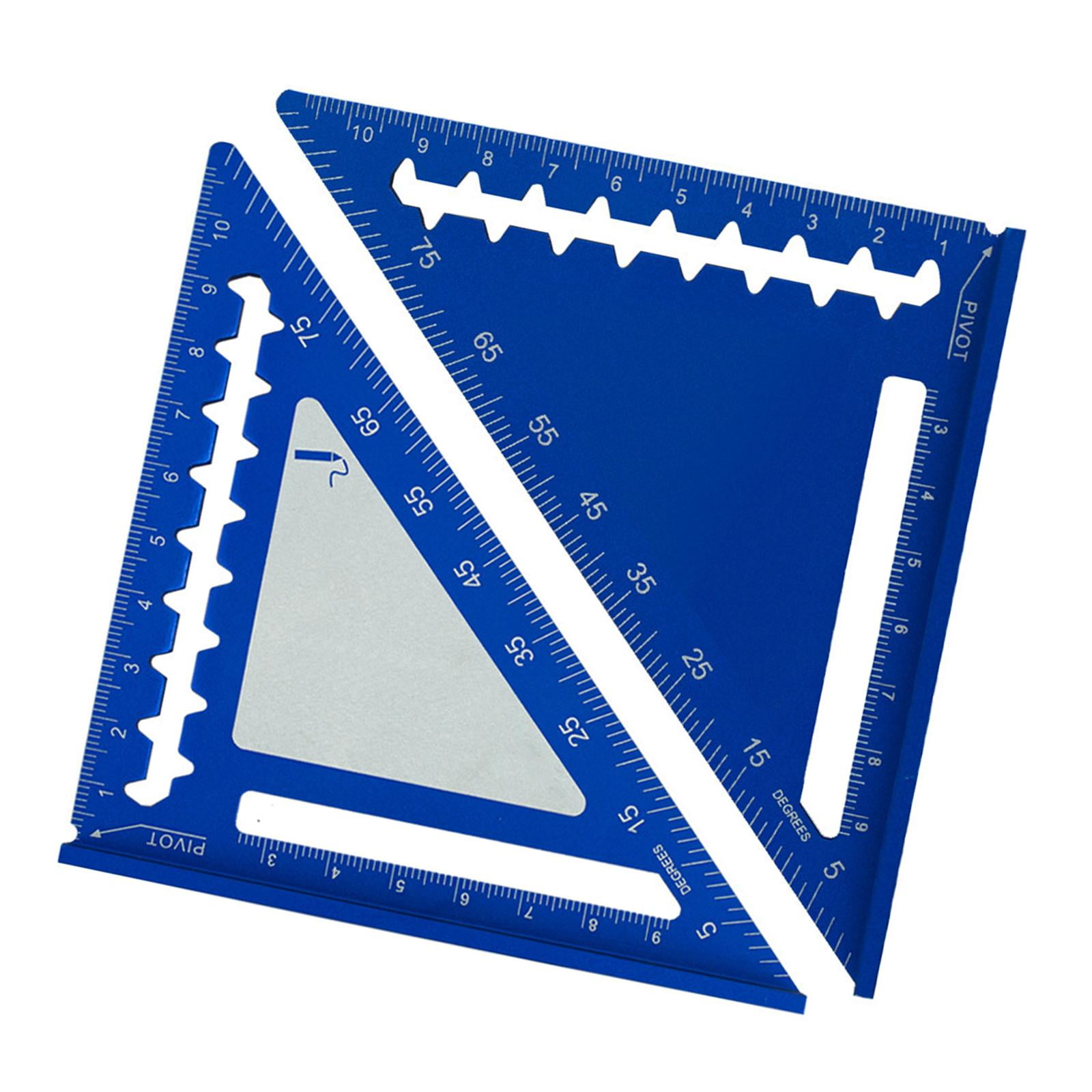 Kuntesetty 45/90 Degree Layout Triangle Ruler DIY High Hardness Metric ...