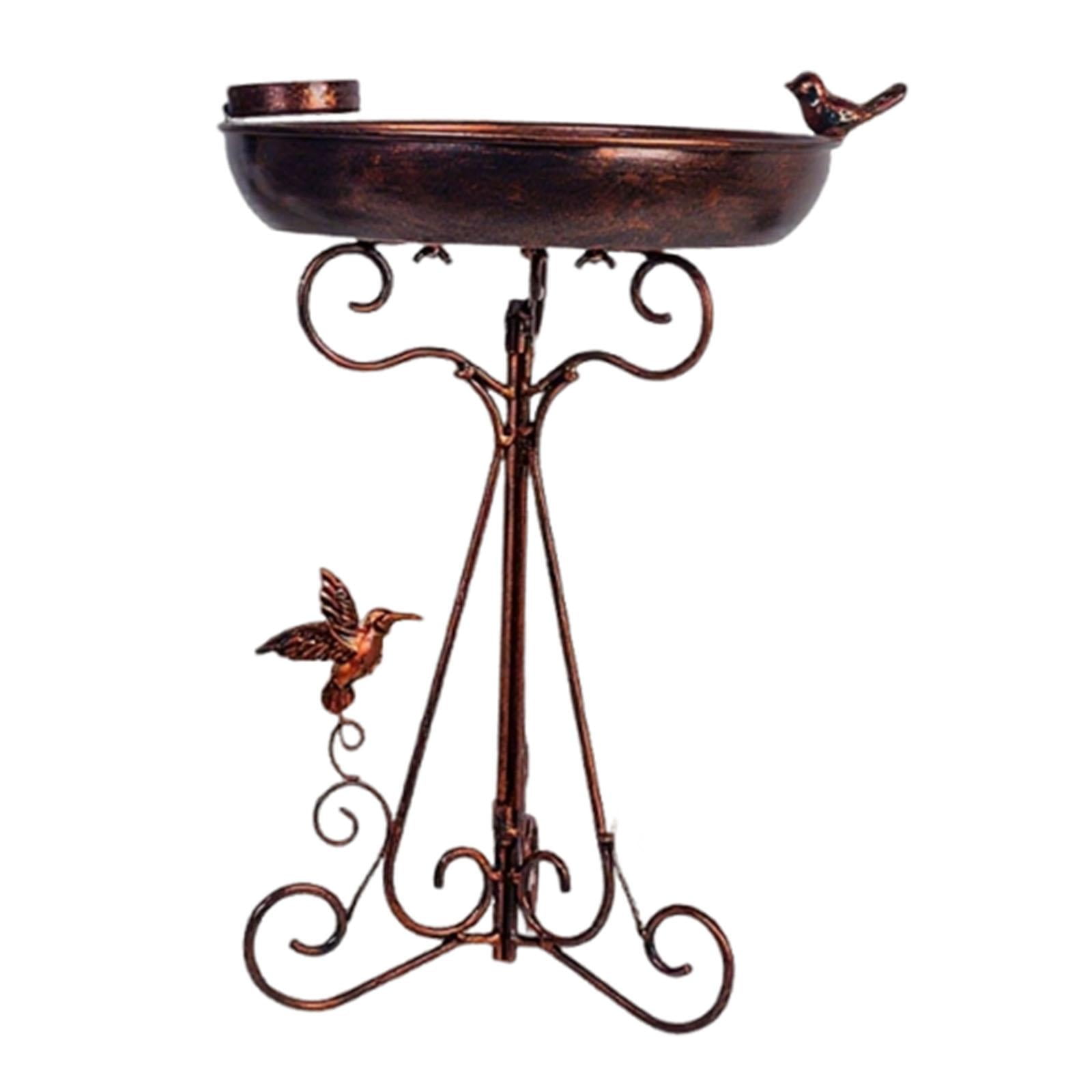 Kuntesetty Cast Iron Bird Feeder and Birdbath Easily Install ...