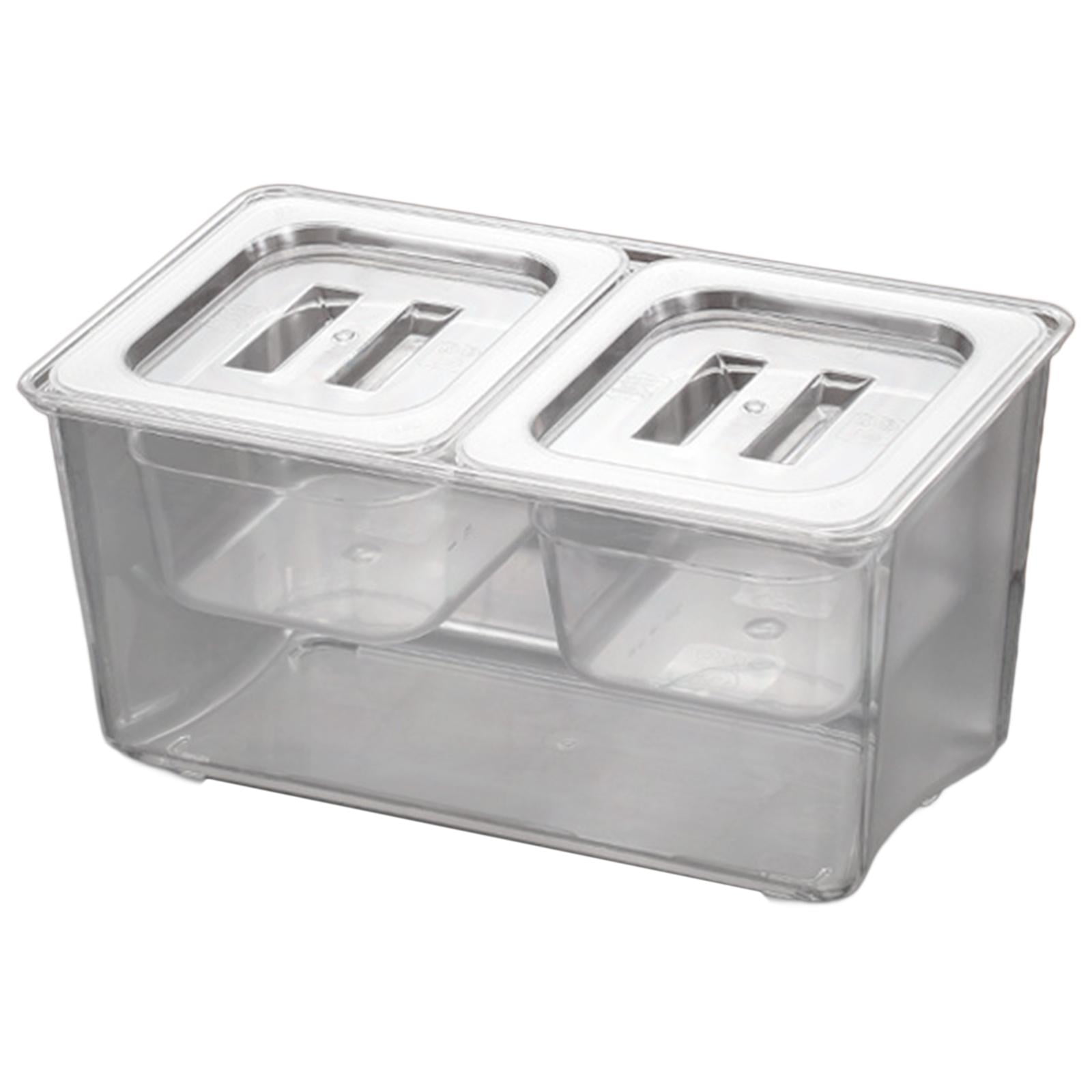 Kuntesetty Chilled Condiment Removable Containers Canisters for Small ...