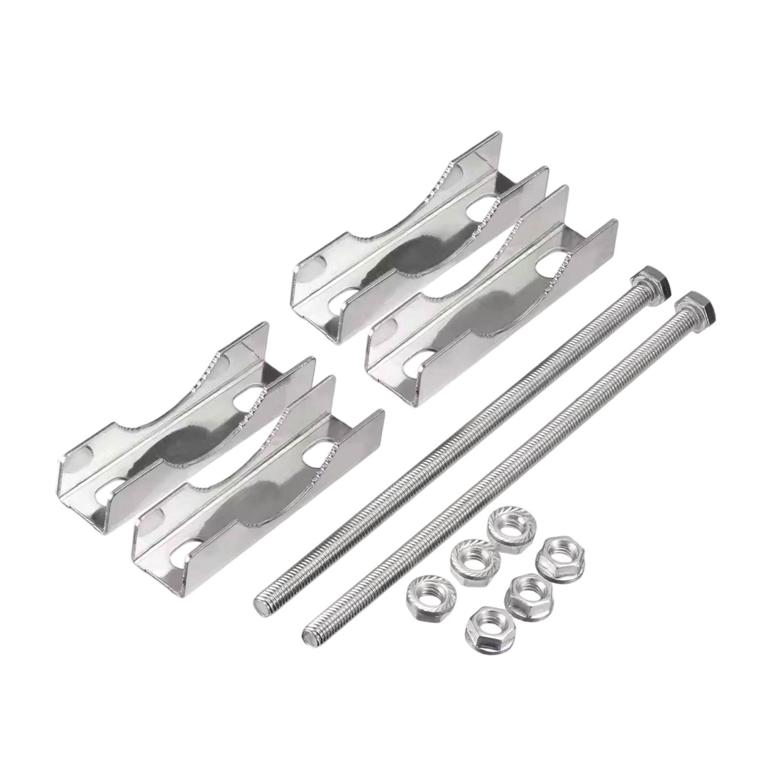 Kuntesetty Double Antenna Mast Clamp Fixing Fixture for TV Ham Weather ...