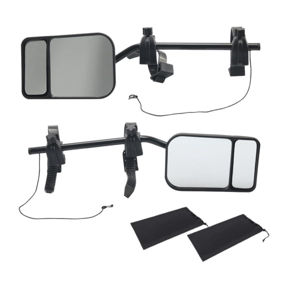 Auto & Tires Side Mirrors Clamp-On Towing Mirrors for Vehicles