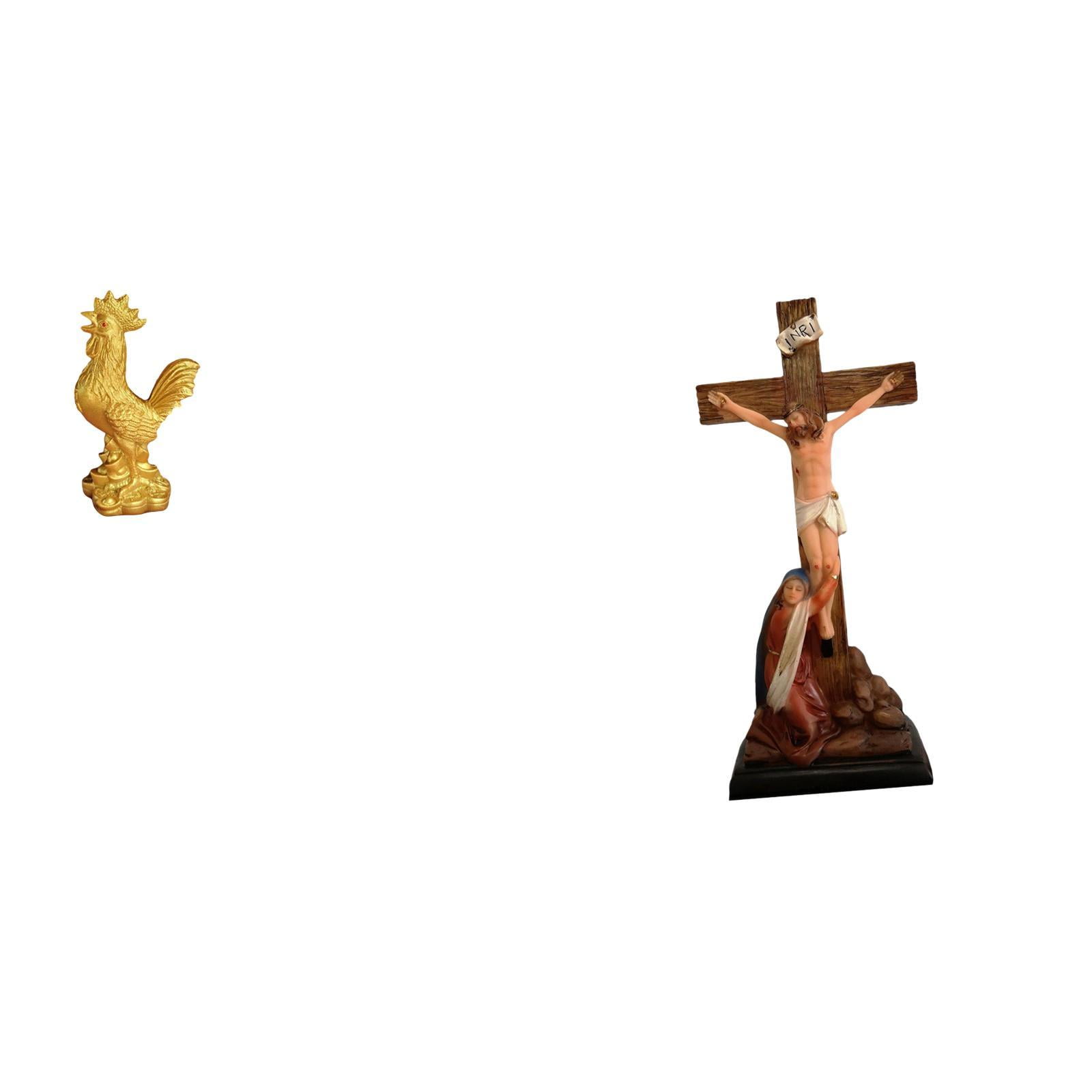 Kuntesetty Feng Shui Rooster Statue and Holy Religious Jesus Mother ...