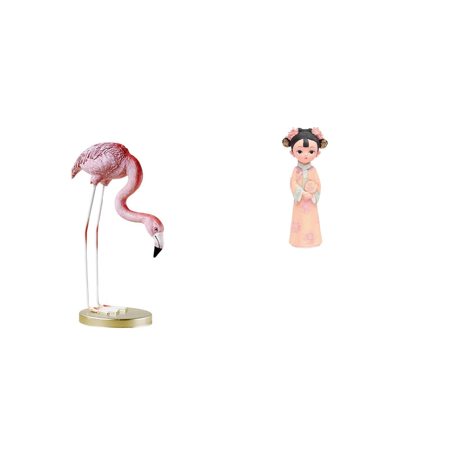 Kuntesetty Flamingo Girl Resin Statue Sculpture Modern Art Bird ...