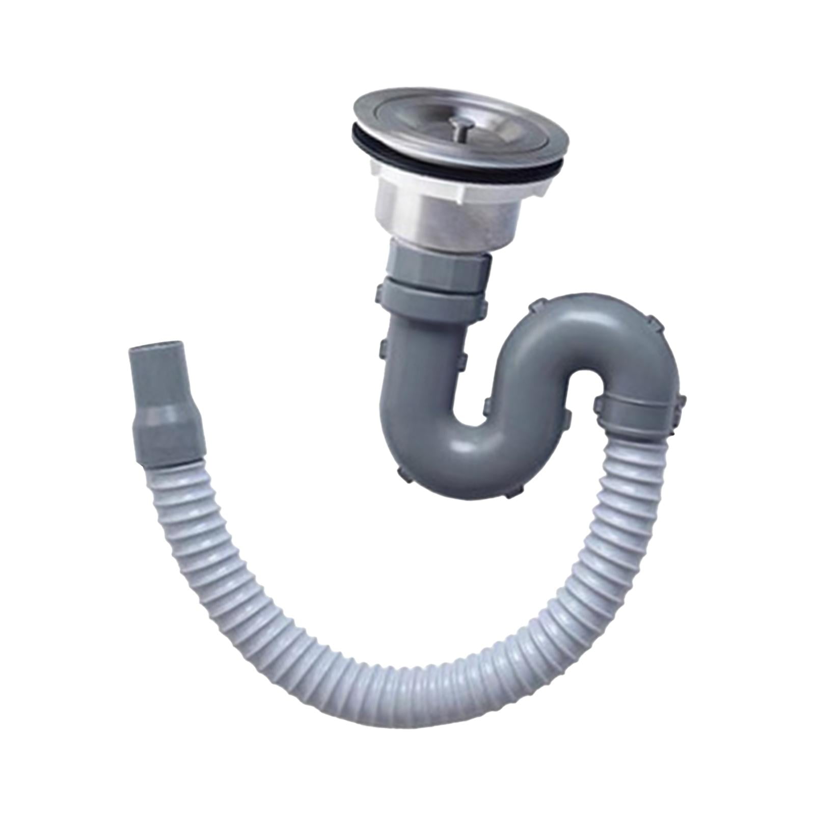 Kuntesetty Flexible Sink Drain Pipe, Sink Drain Assembly, Sturdy ...
