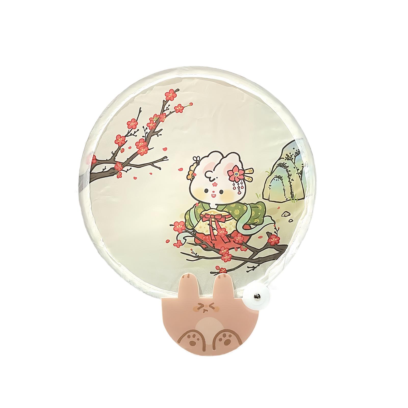 Kuntesetty Flying Disc Fan Cooling Tool Cute Handheld for Outdoor ...