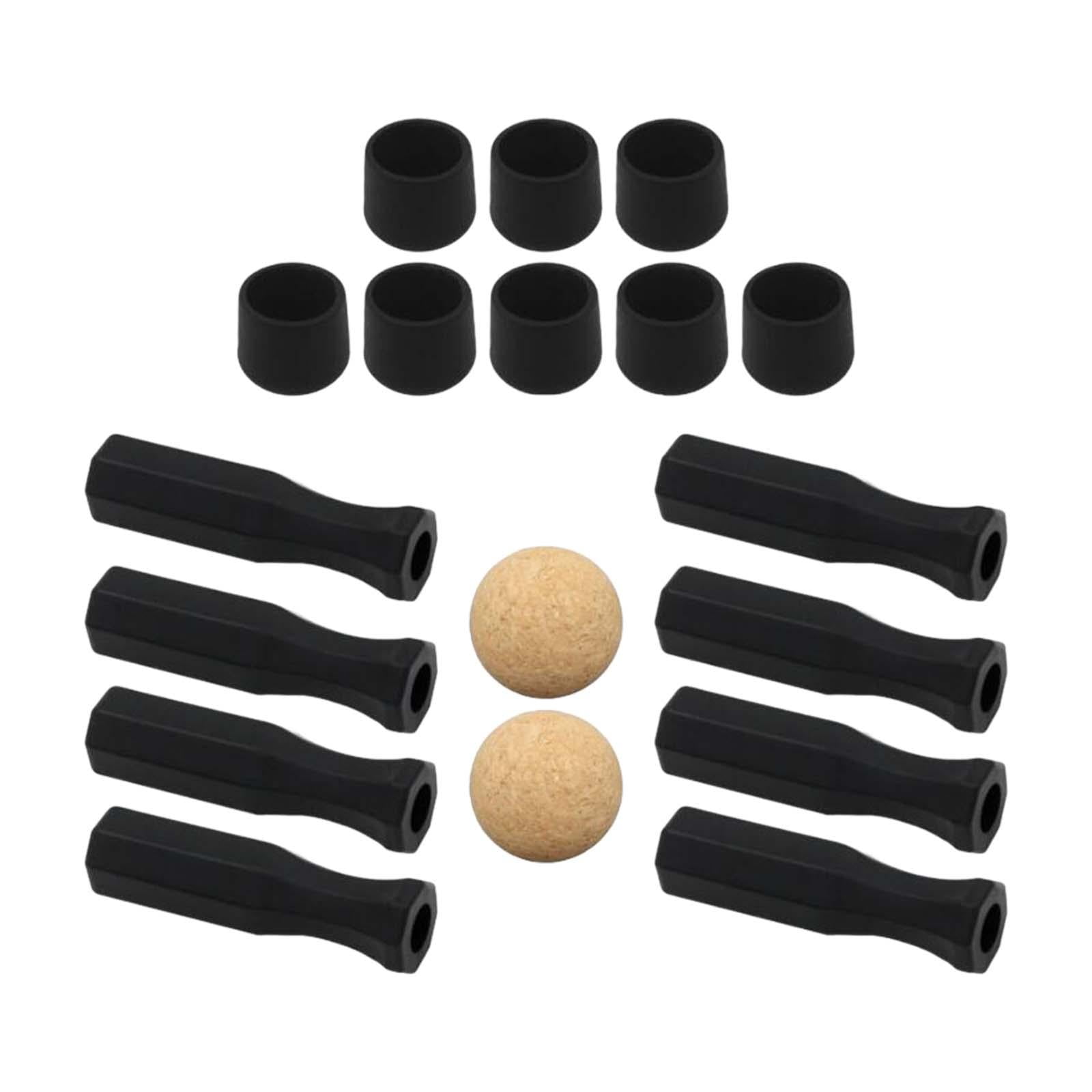 Kuntesetty Foosball Handles with Wooden Balls Octagonal Table Football ...