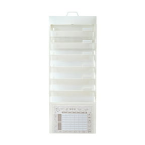 Azar Displays 250025 Clear Plastic Wall Mount File Holder with Hanging ...