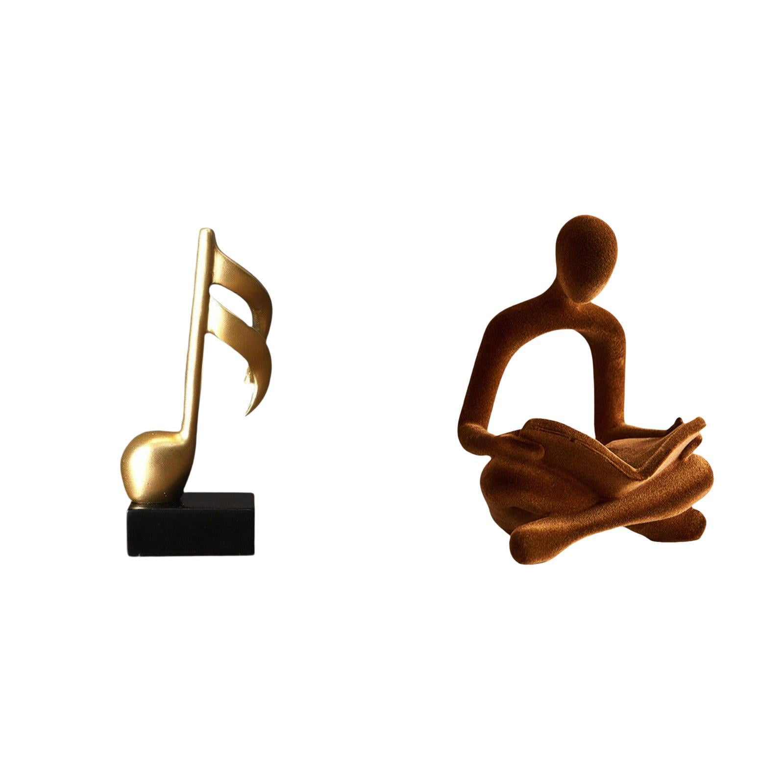 Kuntesetty Harmonic Thinker Resin Sculpture Abstract Music Note ...