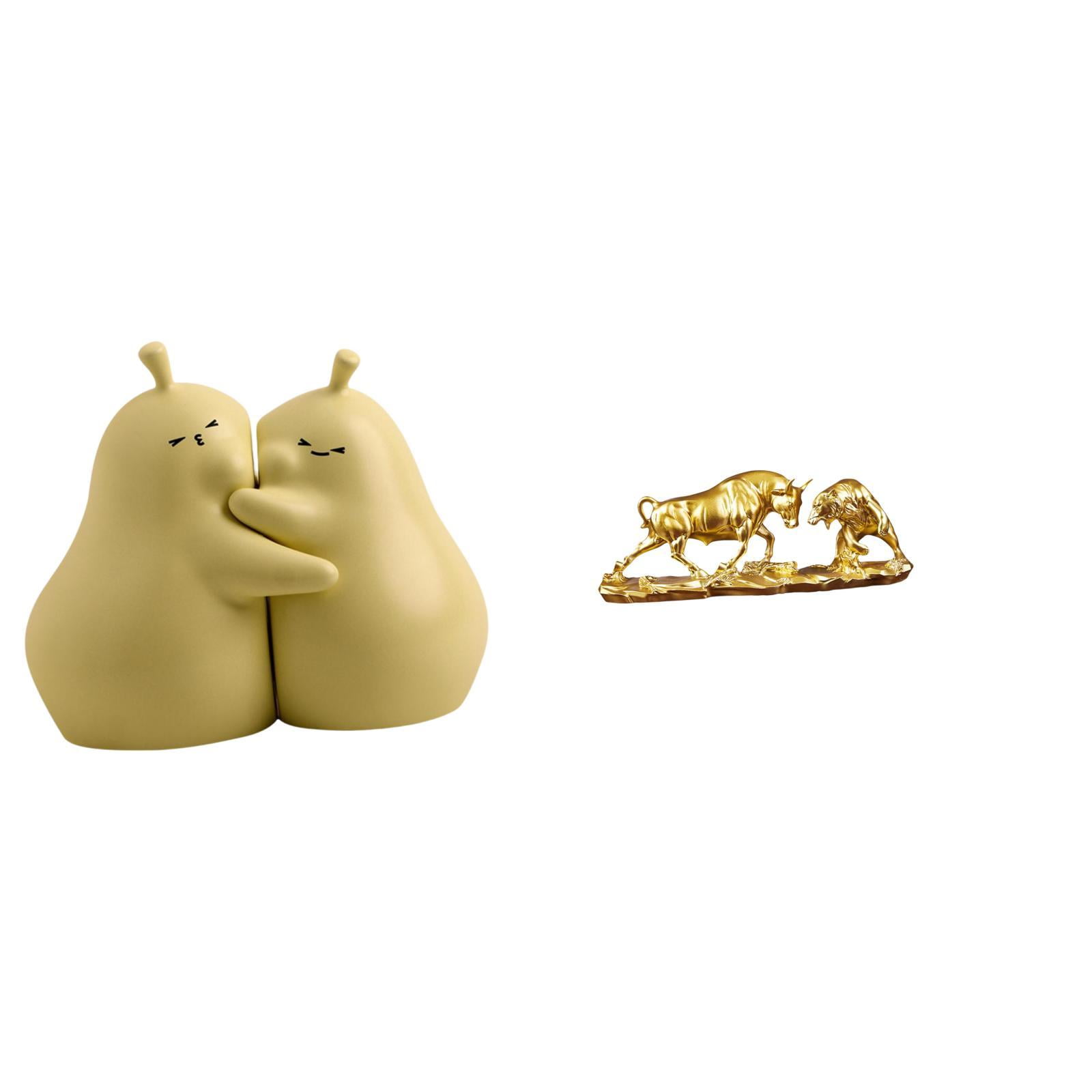 Kuntesetty Hugging Pear Book Stand Ceramic Bookend Fine Workmanship ...