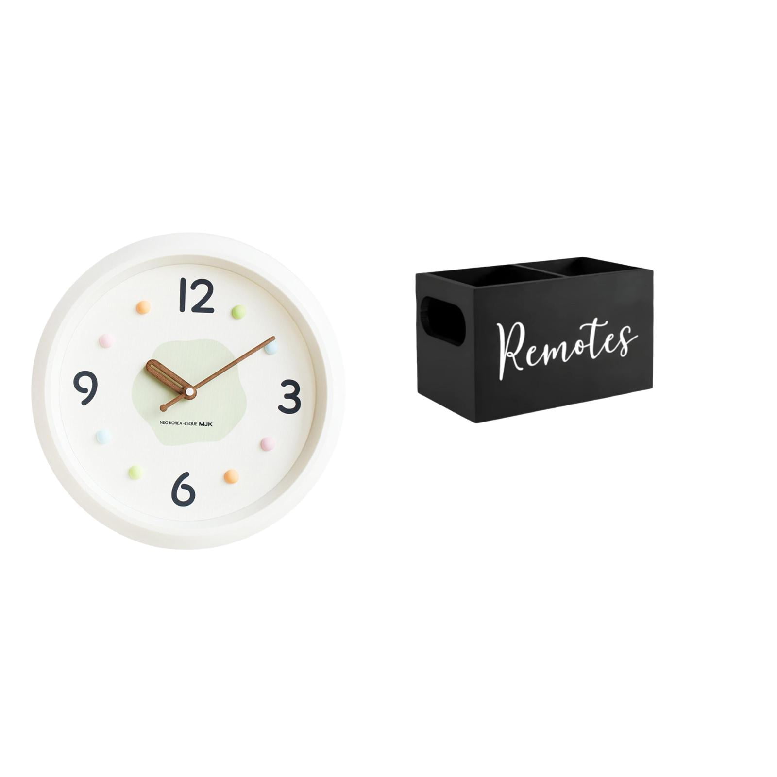 Kuntesetty Modern Decorative Wall Clock with Large Numerals and Quiet ...