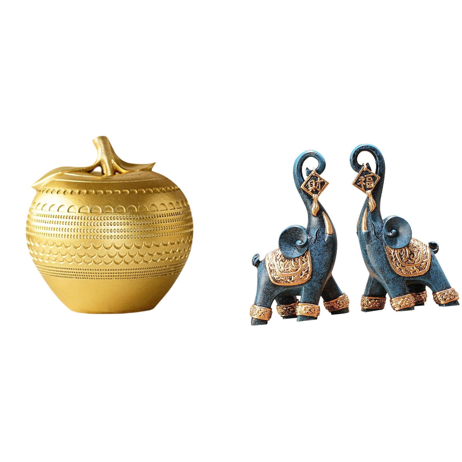 Kuntesetty Modern Resin Art Figurine Sculpture Ornament Simple Fruit ...
