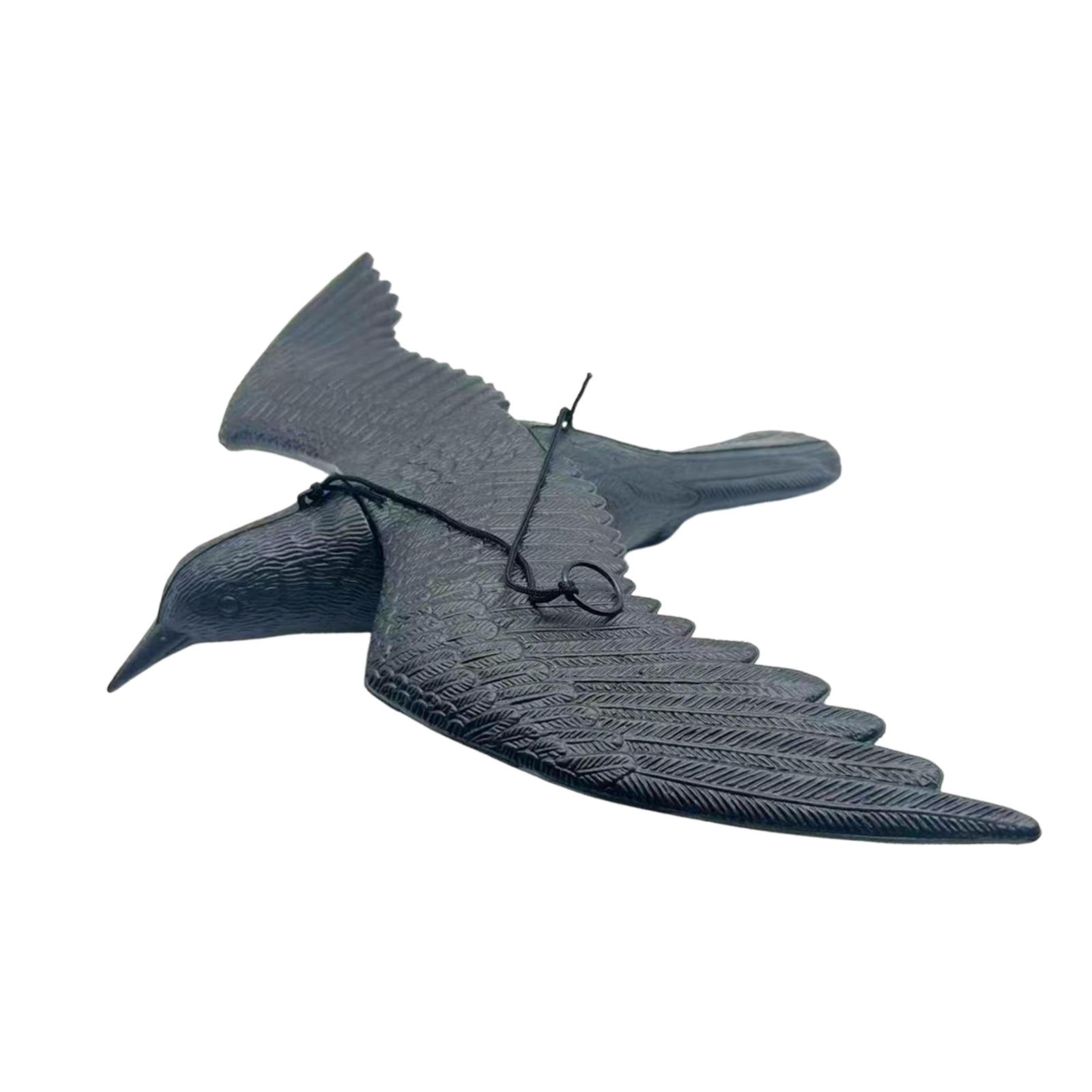 Kuntesetty Realistic Crow Decoys Fake Flying Bird Props for Deck ...