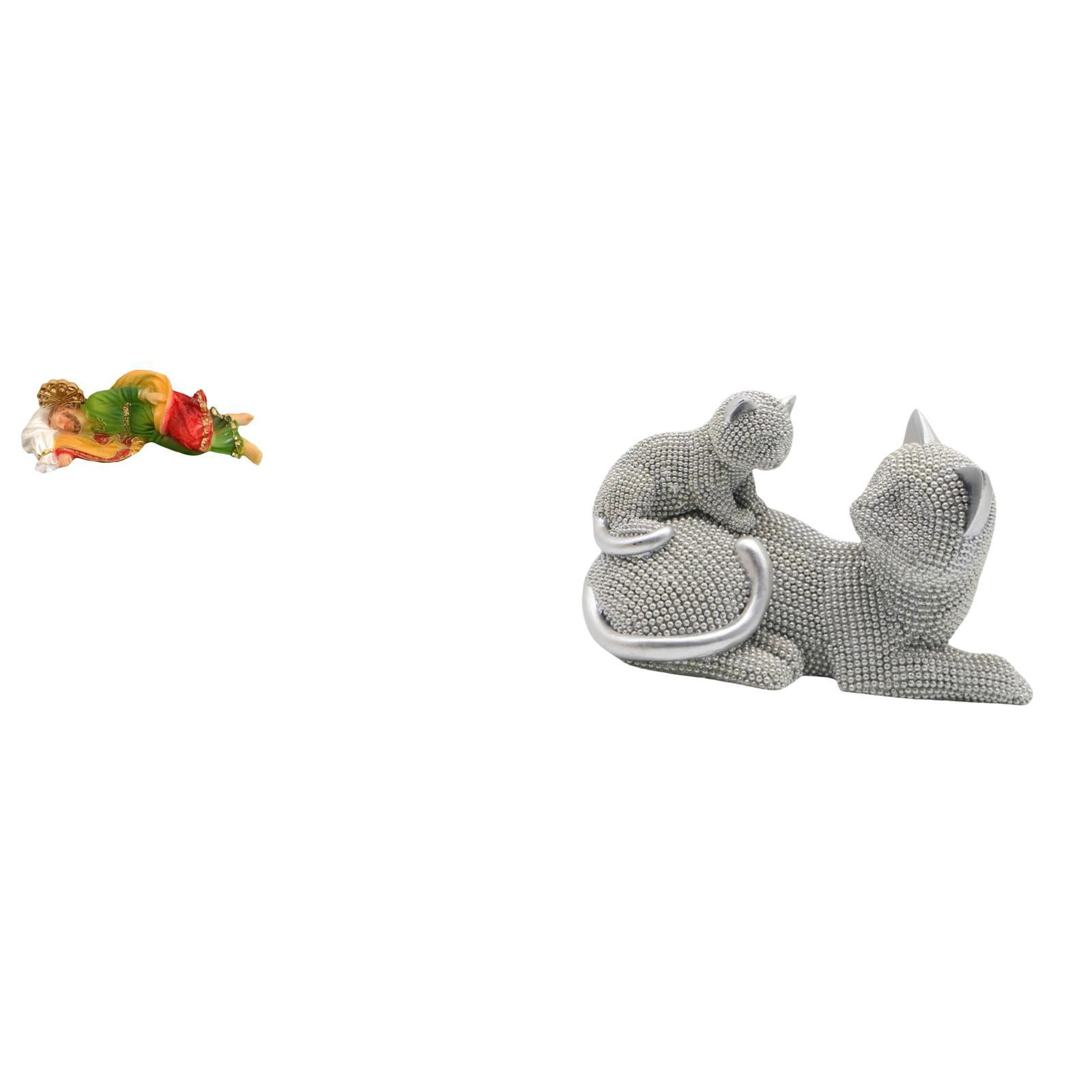 Kuntesetty Resin Joseph Cat Statue Sleeping Jesus Figure Decorative ...
