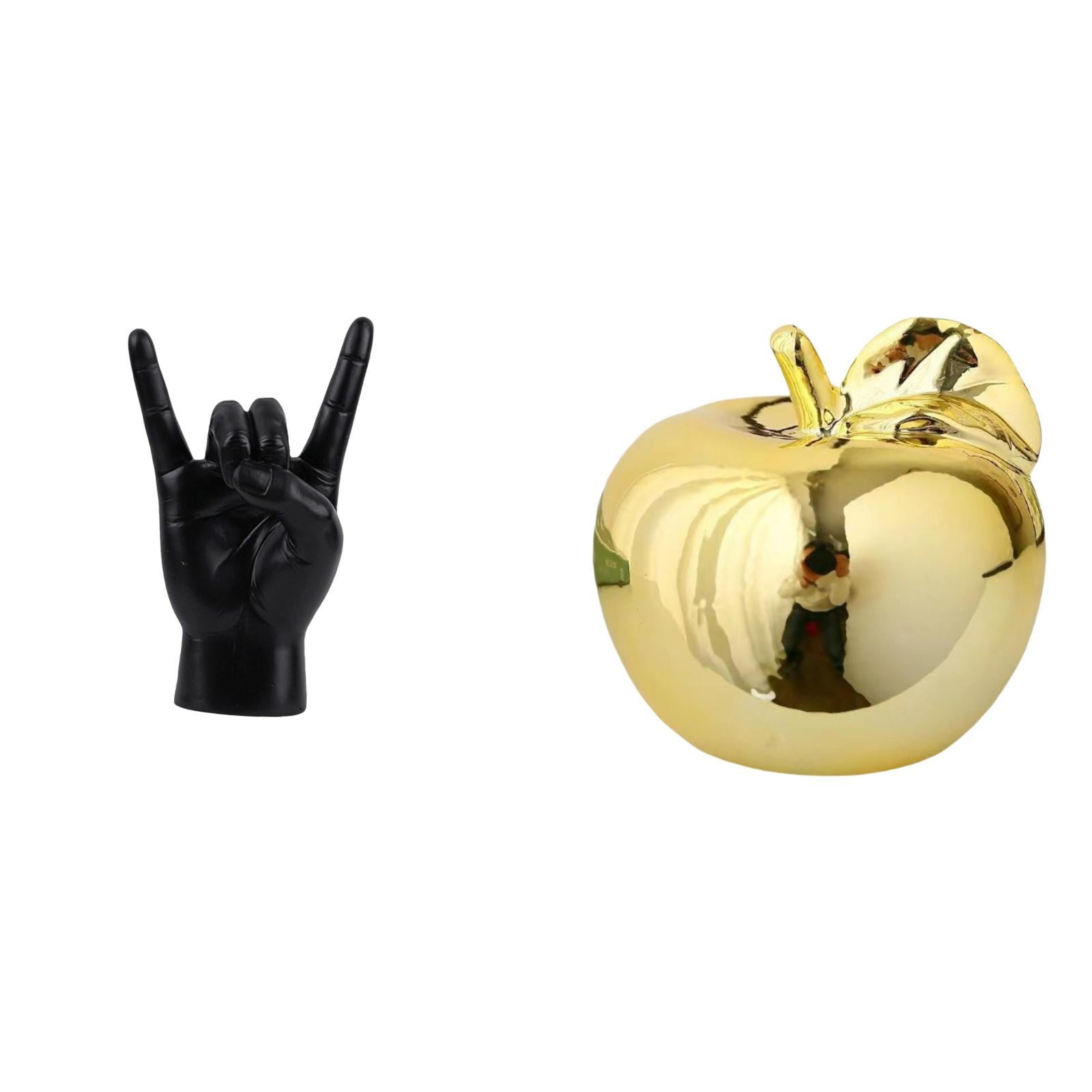 Kuntesetty Rock Hand Gesture Statue Fruit Sculpture Ceramic Figurine ...