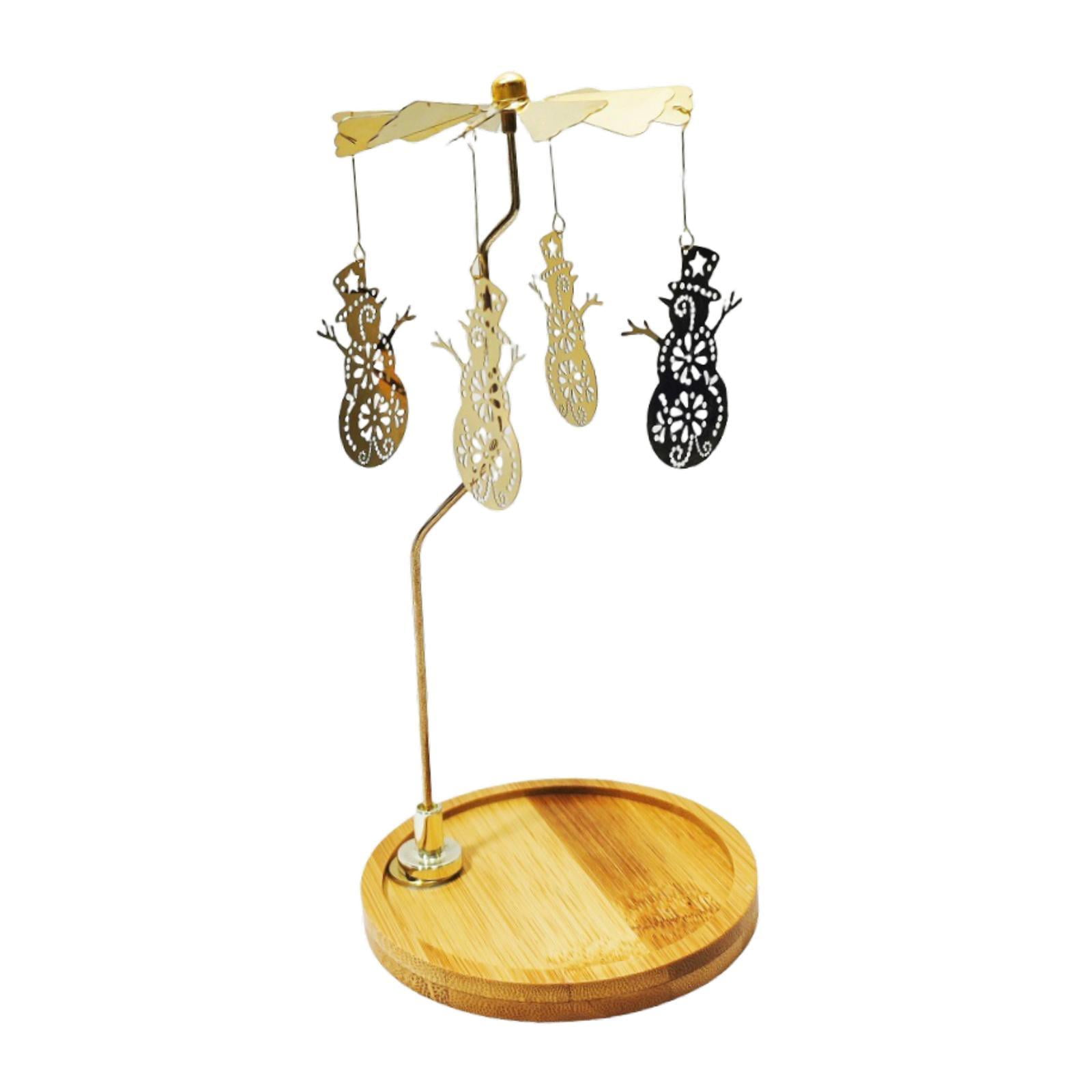 Kuntesetty Rotary Candle Holder Centerpiece with Tray for Thanksgiving ...