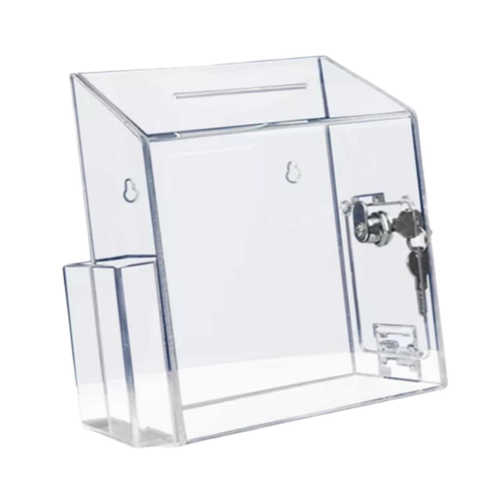 Kuntesetty Suggestion Box Clear Multifunctional Comment Box for ...