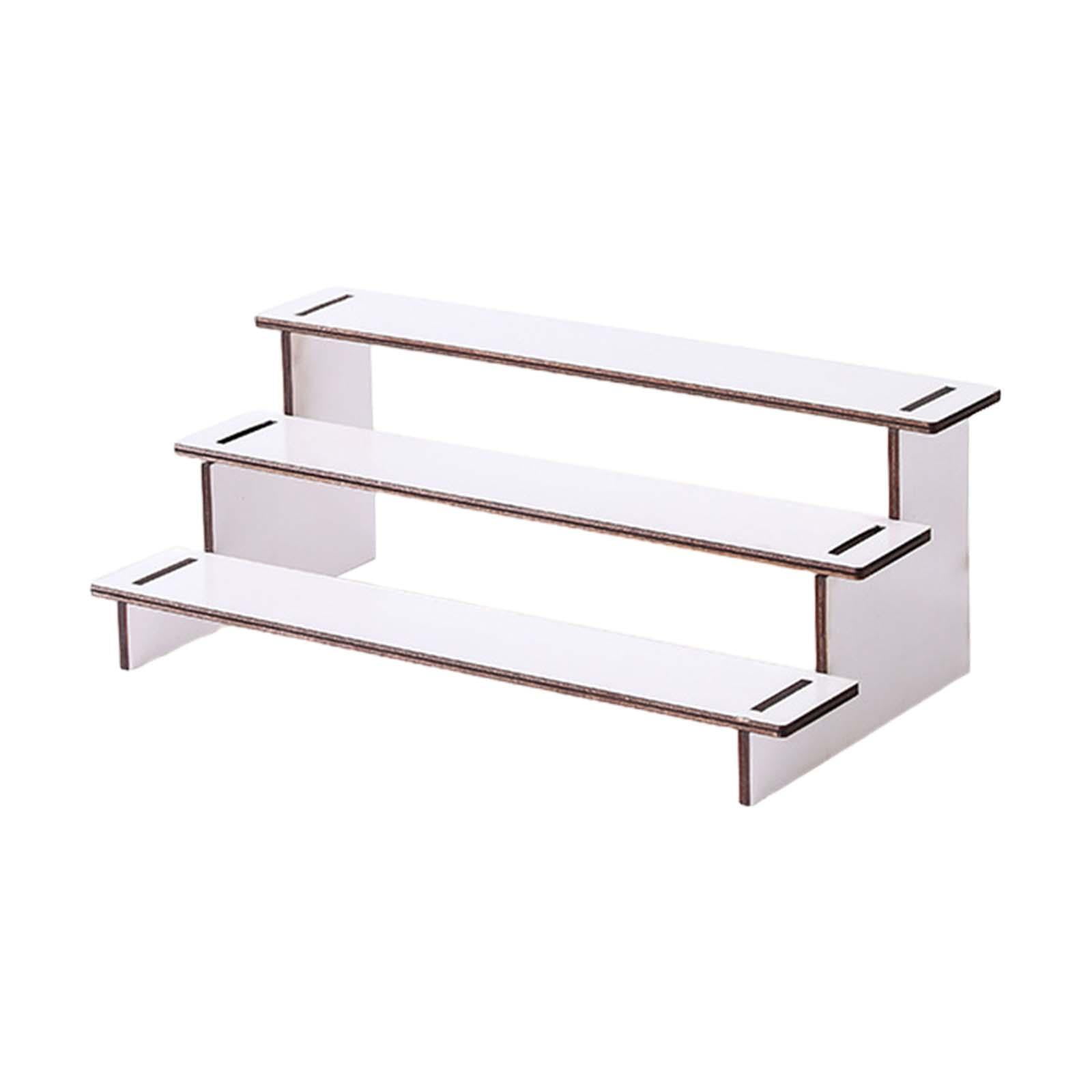 Kuntesetty Wood Display Riser Multipurpose Rustic Spice Rack for ...