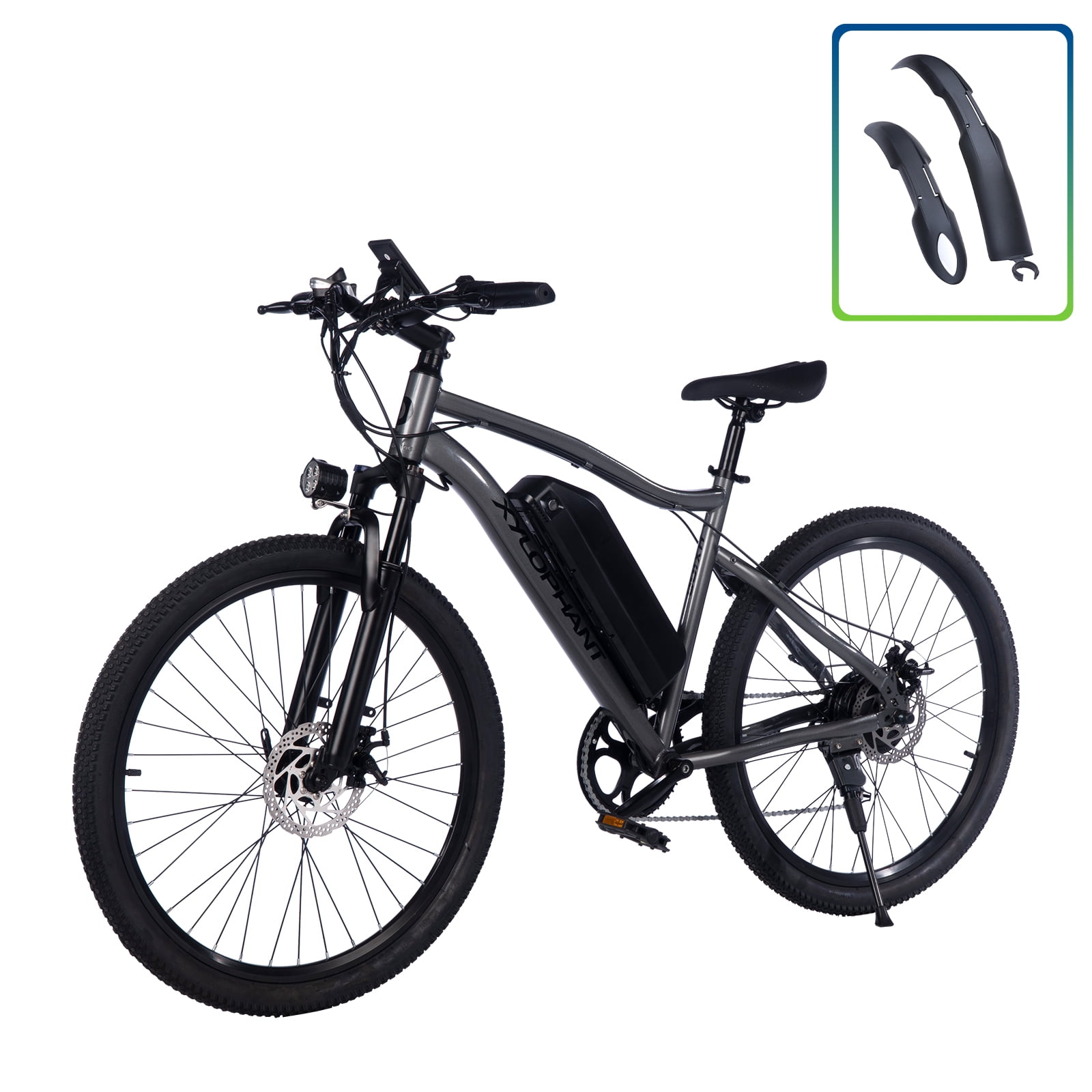 Kunyun 26" Electric Mountain Bike for Adults - 350W Motor, 35-70 Mile ...