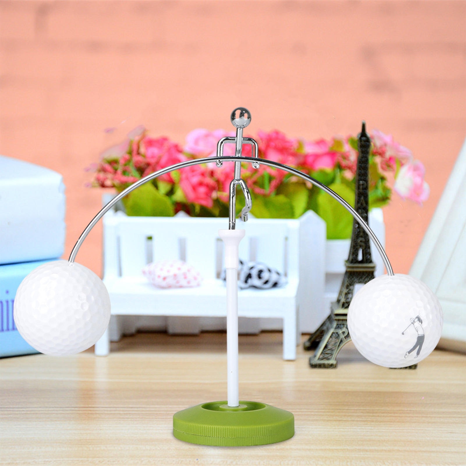 Kuorak 1 Set Golf Ball Balance Toy with Detachable Base Funny Rotatable ...