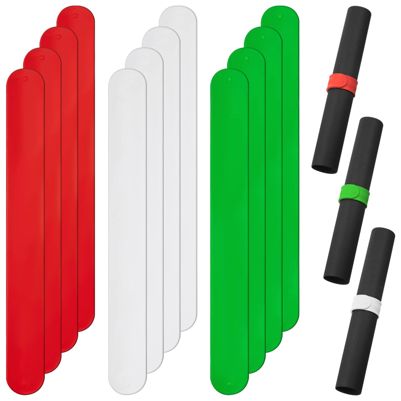 Kuorak 12Pcs Slap Bracelet Convenient Silicone Poster Paper Roll Holder ...