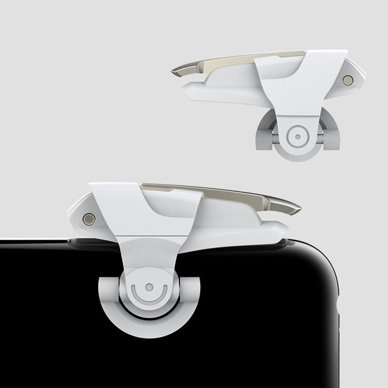 Kuorak 2Pcs Mini Phone Gaming Triggers Metal Physical Button Free Fire ...