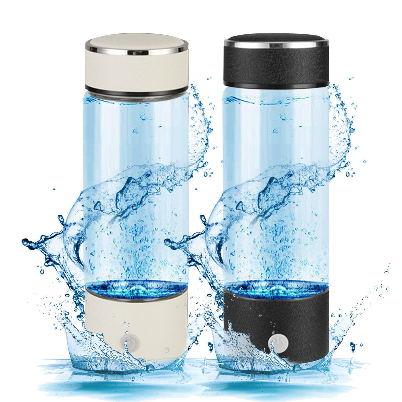 Kuorak 450ML Water Cup Transparent USB Rechargeable Rapid Electrolysis ...