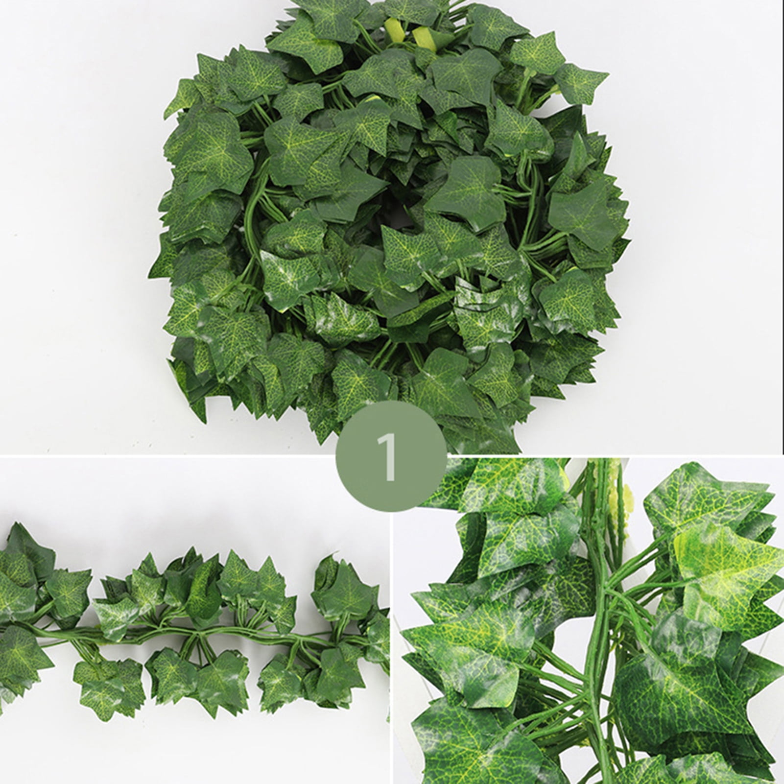 Kuorak 5Pcs Artificial Grape Creeper Leaves Color Print Vine Garden ...