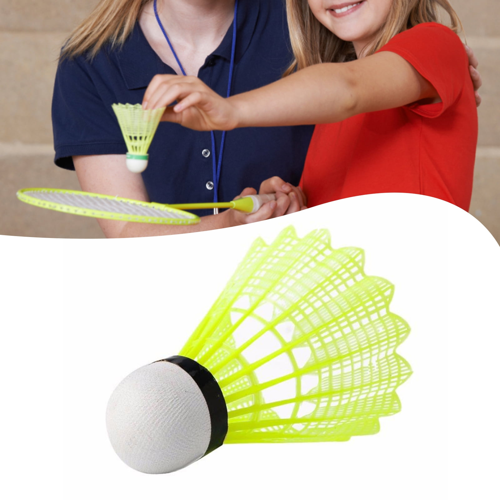 Kuorak 6Pcs Feather Shuttlecocks Professional Flying Stability Durable ...