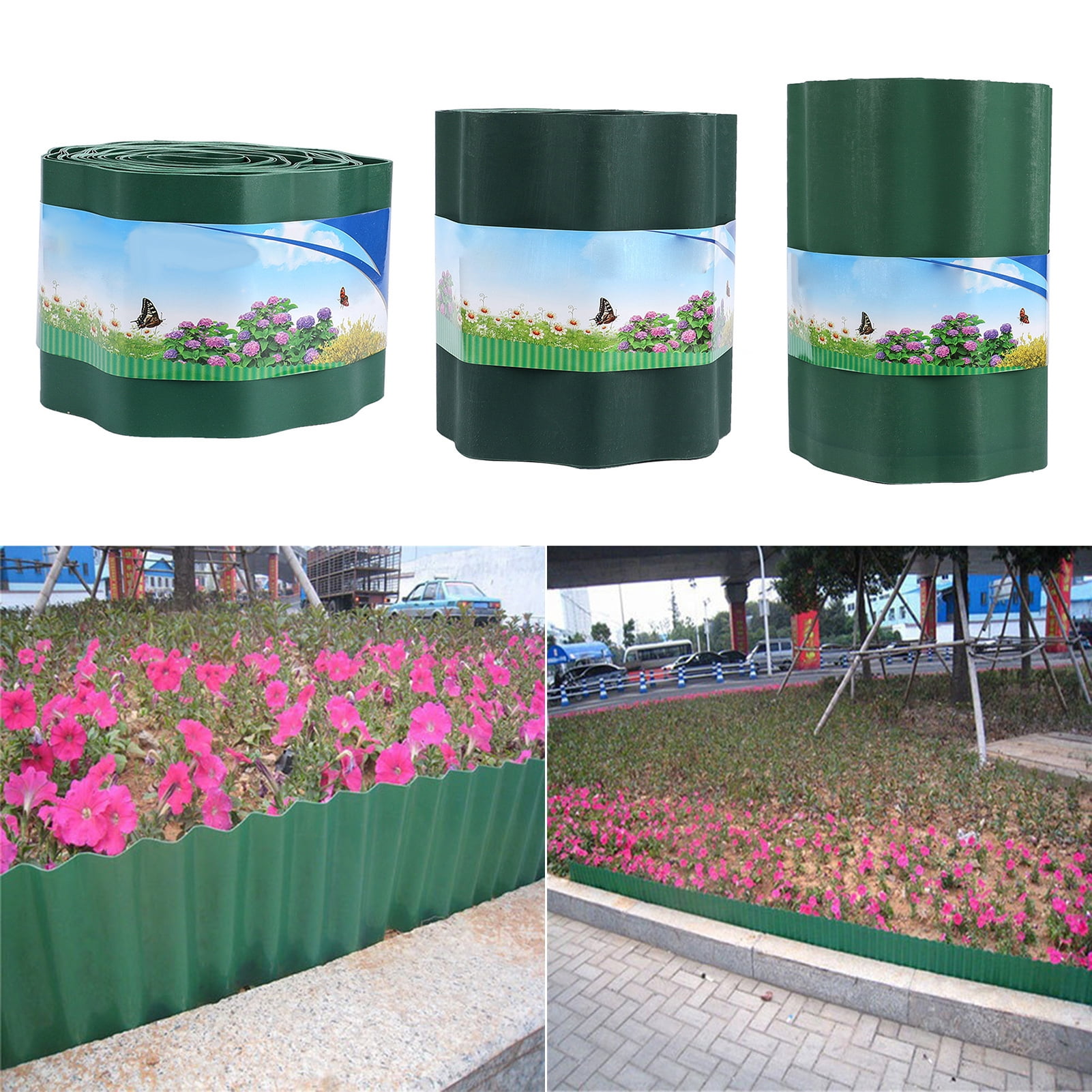 Kuorak Garden Fence Flexible Random Cropping Wavy Design Against ...