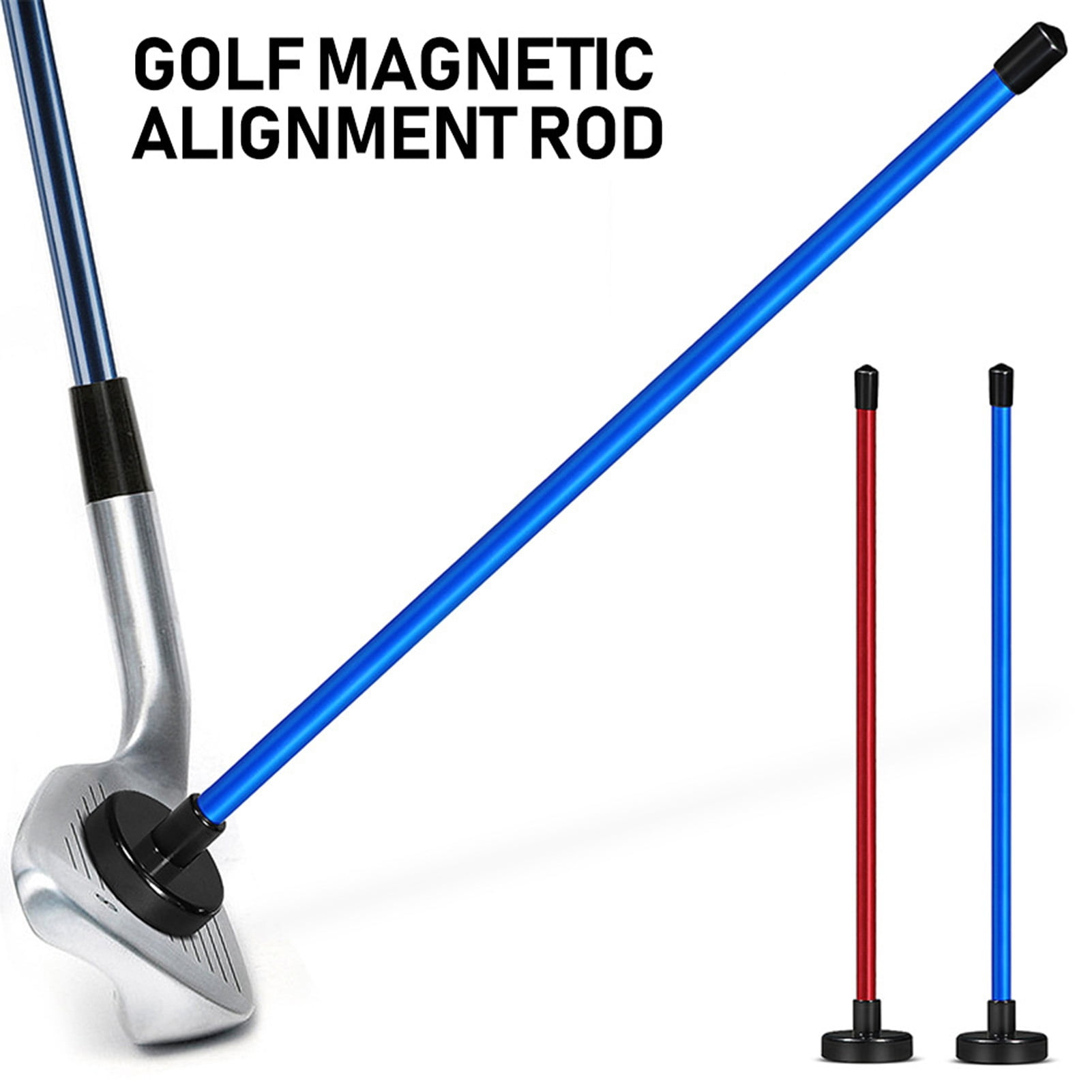 Kuorak Golf Alignment Rod Magnetic Golf Club Alignment Stick Golf Swing ...