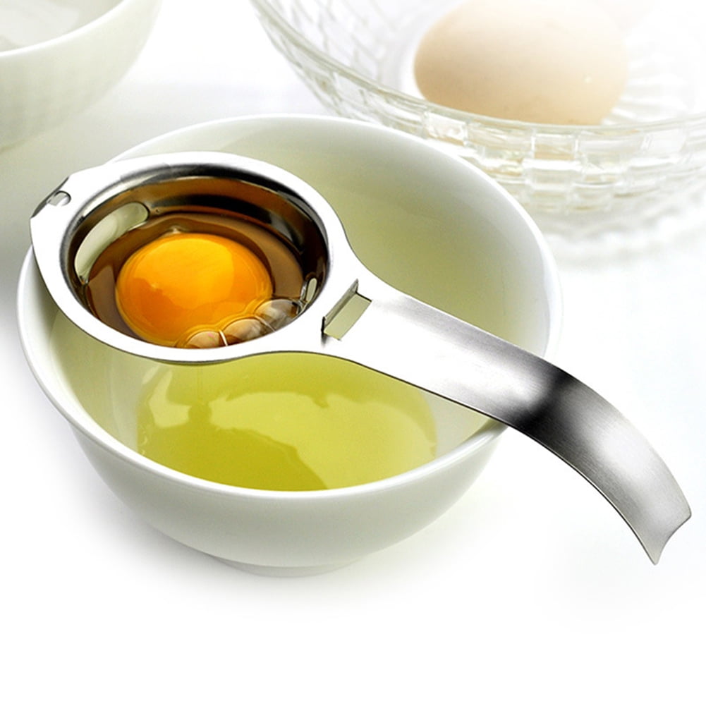 Kuorak Handheld Egg Divider Stainless Steel Yolk Separator Sieve ...