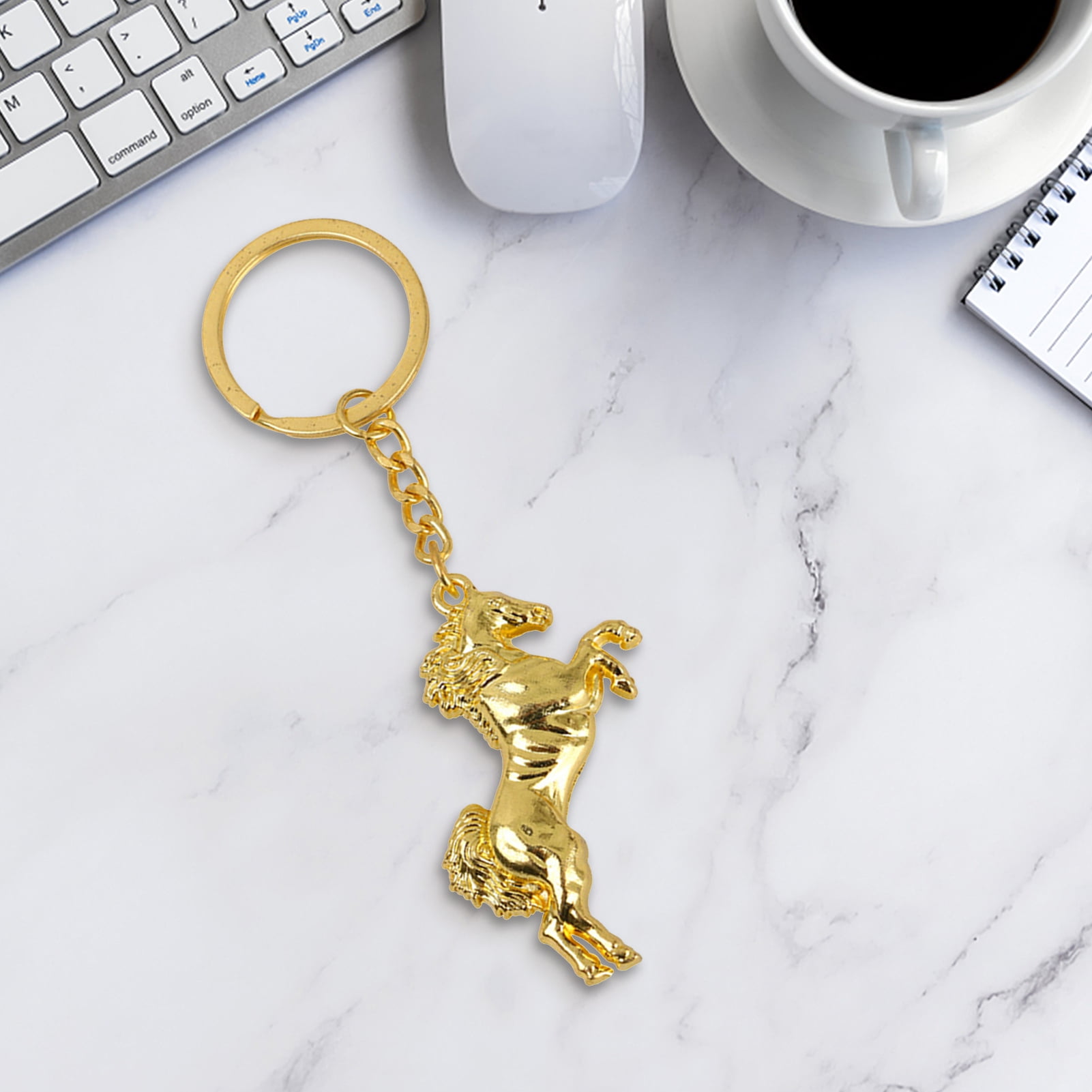 Kuorak Key Holder Easy to Carry High Hardness 5 Colors Horse Keyring ...