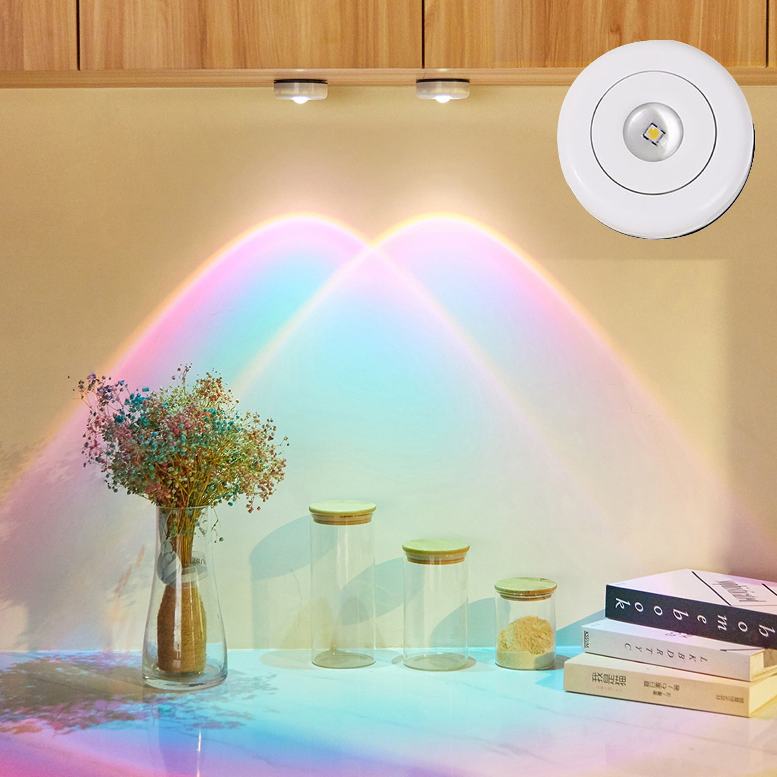 Kuorak LED Light Brightness Adjustable Compact ABS Dual Mode Cabinet ...