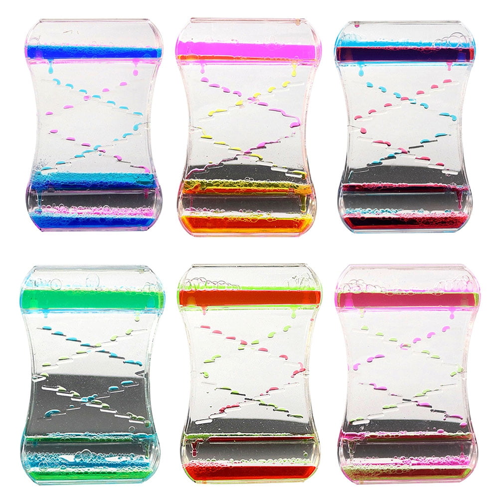 Kuorak Liquid Motion Bubble Drip Oil Hourglass Timer Clock Kids Toy ...