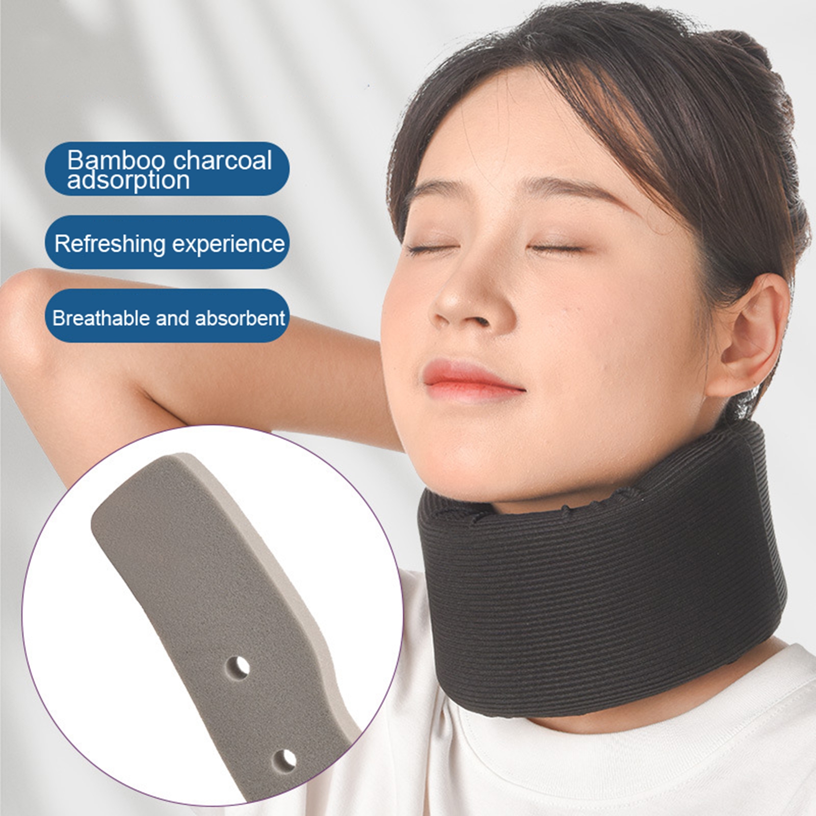 Kuorak Neck Brace Ergonomic Soft Breathable High Elastic Sponge ...